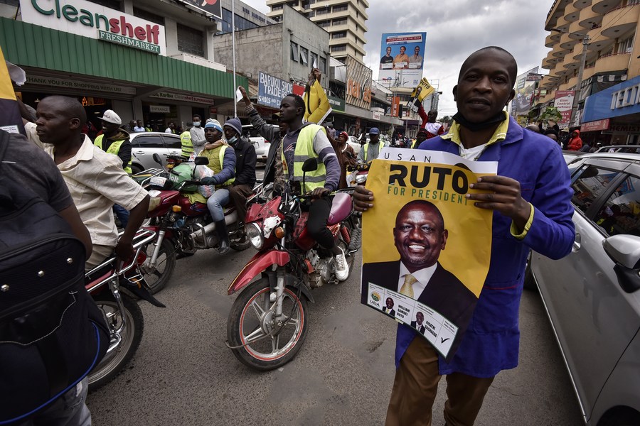 (Hello Africa) Kenya's incoming President Ruto pledges economic revival, cohesion-Xinhua