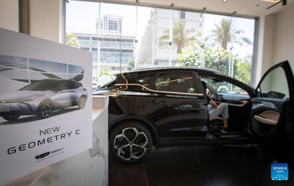 China's Geely launches new version of EV model Geometry C in Israel-Xinhua