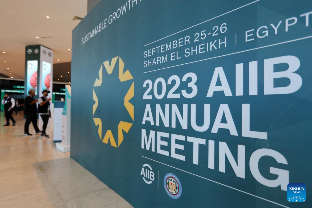 AIIB's annual meeting kicks off in Egypt-Xinhua