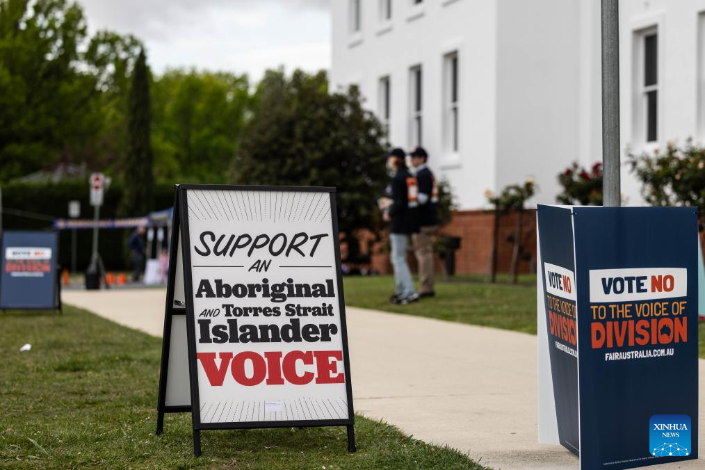 Nationwide voting opens for Australia's Indigenous Voice referendum -Xinhua
