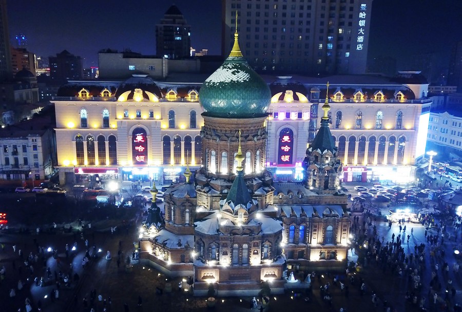 FlyOverChina | Harbin, China's "ice city"-Xinhua