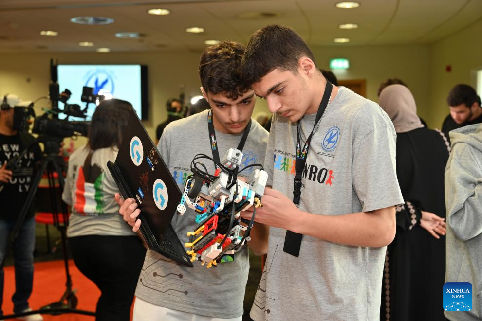 Kuwait helds 2024 World Robot Olympiad qualifying rounds-Xinhua