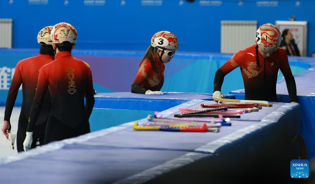 S. Korea wins opening gold at Harbin Asian Winter Games in short track speed skating mixed 2 ...